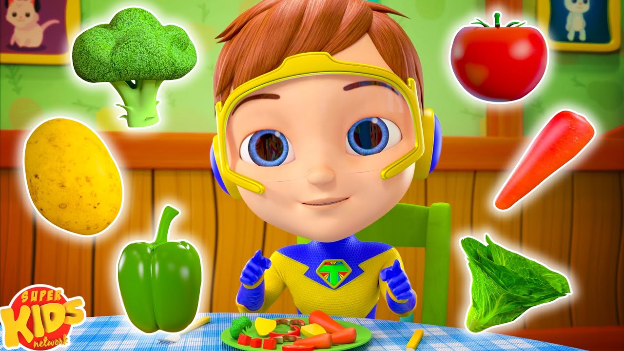 Veggie Fun : Vegetable Song , Healthy Habits for Kids - YouTube