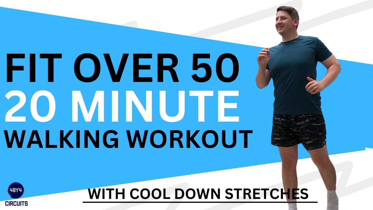 FIT OVER 50 20 MINUTE WALKING WORKOUT WALK AT HOME WITH LOW IMPACT ...