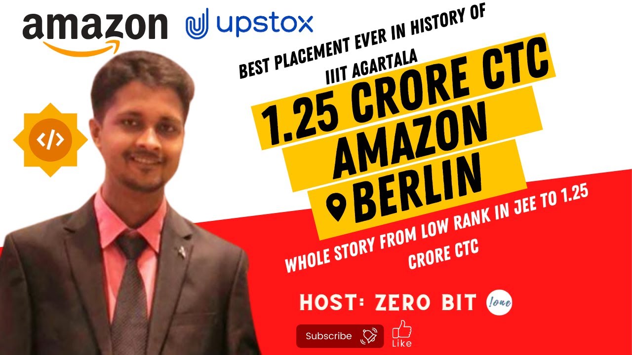 A Journey From low JEE rank to 1.25 Crore CTC || Feat. Subham Raj ...