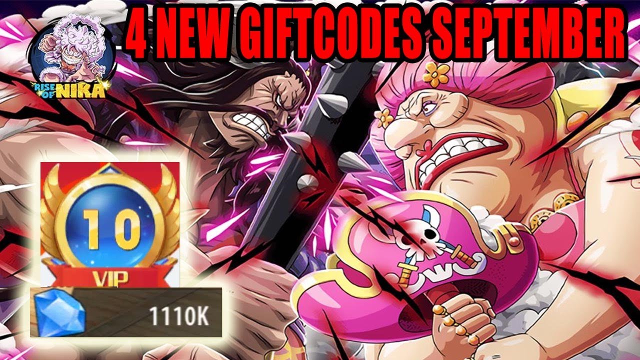 Rise Of Nika & 4 New Giftcodes September - One Piece RPG Free V10 & SS ...