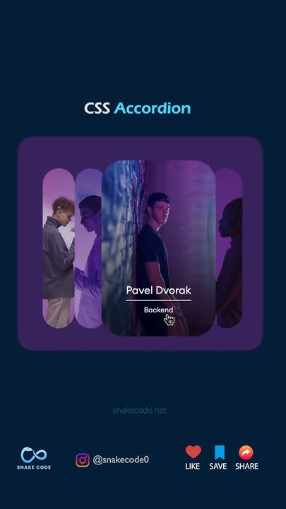 CSS Accordion #html #css #js #webdesign #frontenddev #cssanimation #coding #csstips #webdev ...