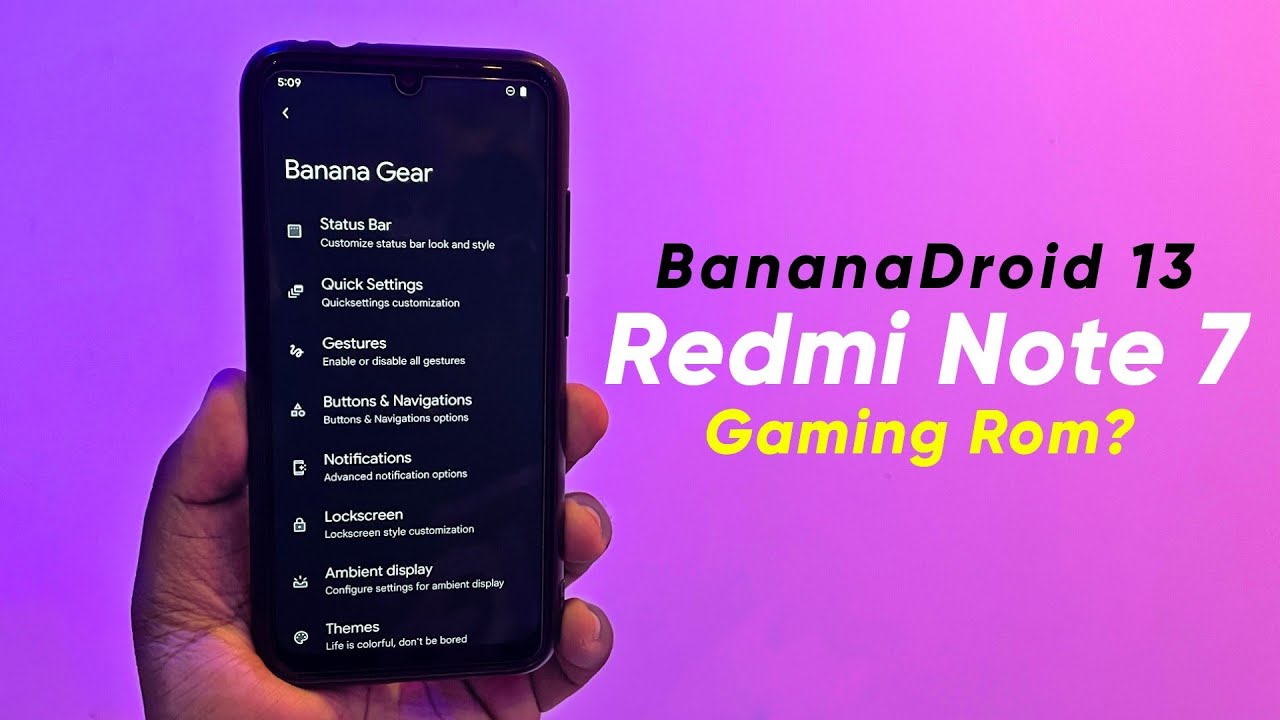 BananaDroid 13.0 for Redmi Note 7 | Android 13 | Great Performance ...