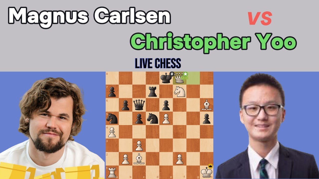 Magnus Carlsen vs. Christopher Yoo - Live Chess - YouTube