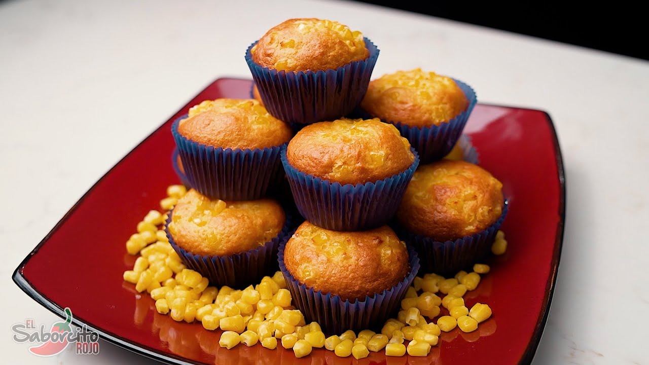Mantecadas de Pan de Elote - "El Saborcito Rojo" - YouTube