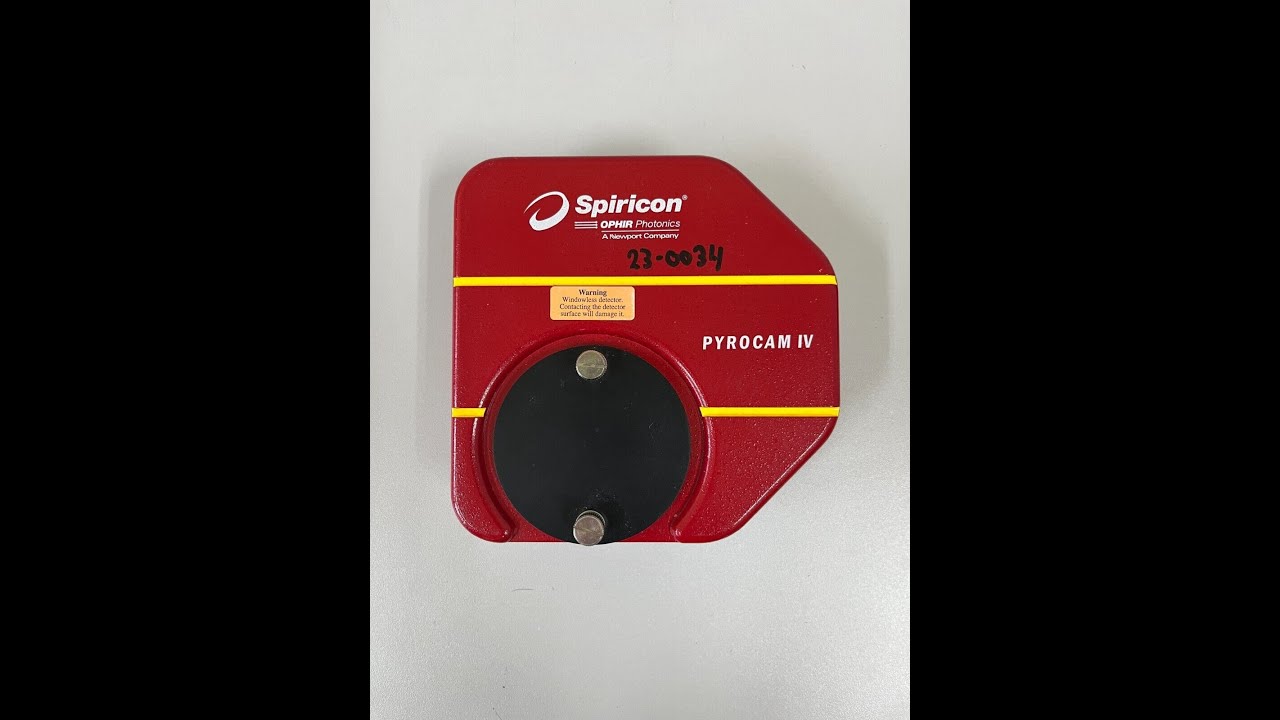 Spiricon PYROCAM IV OPHIR - YouTube
