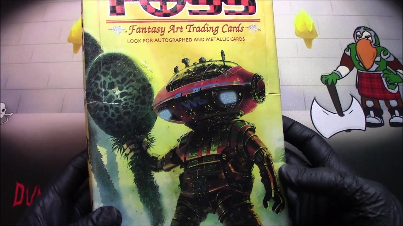 Chris Foss Fantasy Art Trading Cards - YouTube