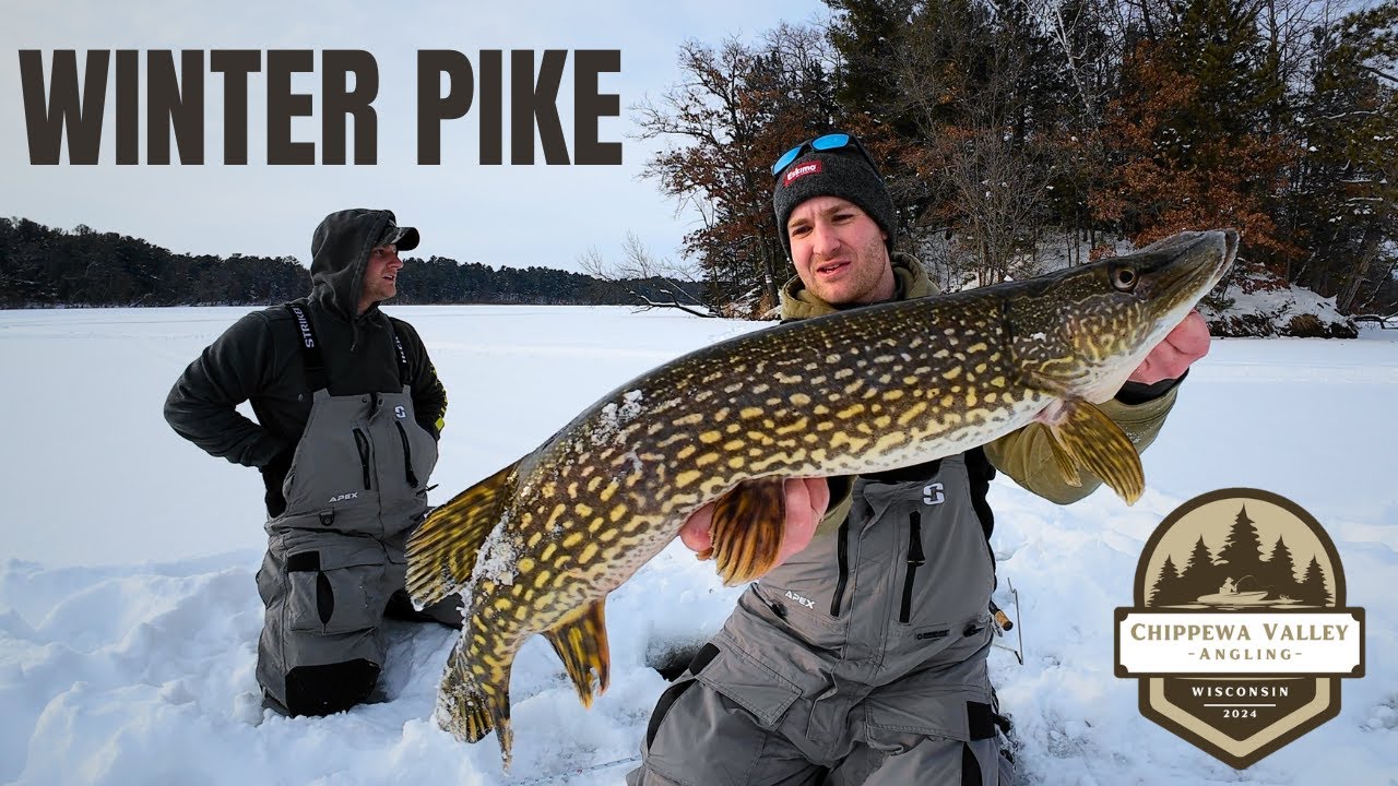 WINTER PIKE FISHING (Wisconsin) - YouTube
