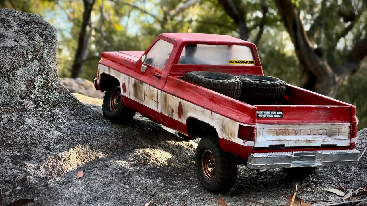 FMS Chevrolet K10 1/18 RC Scale Rock Crawler - YouTube
