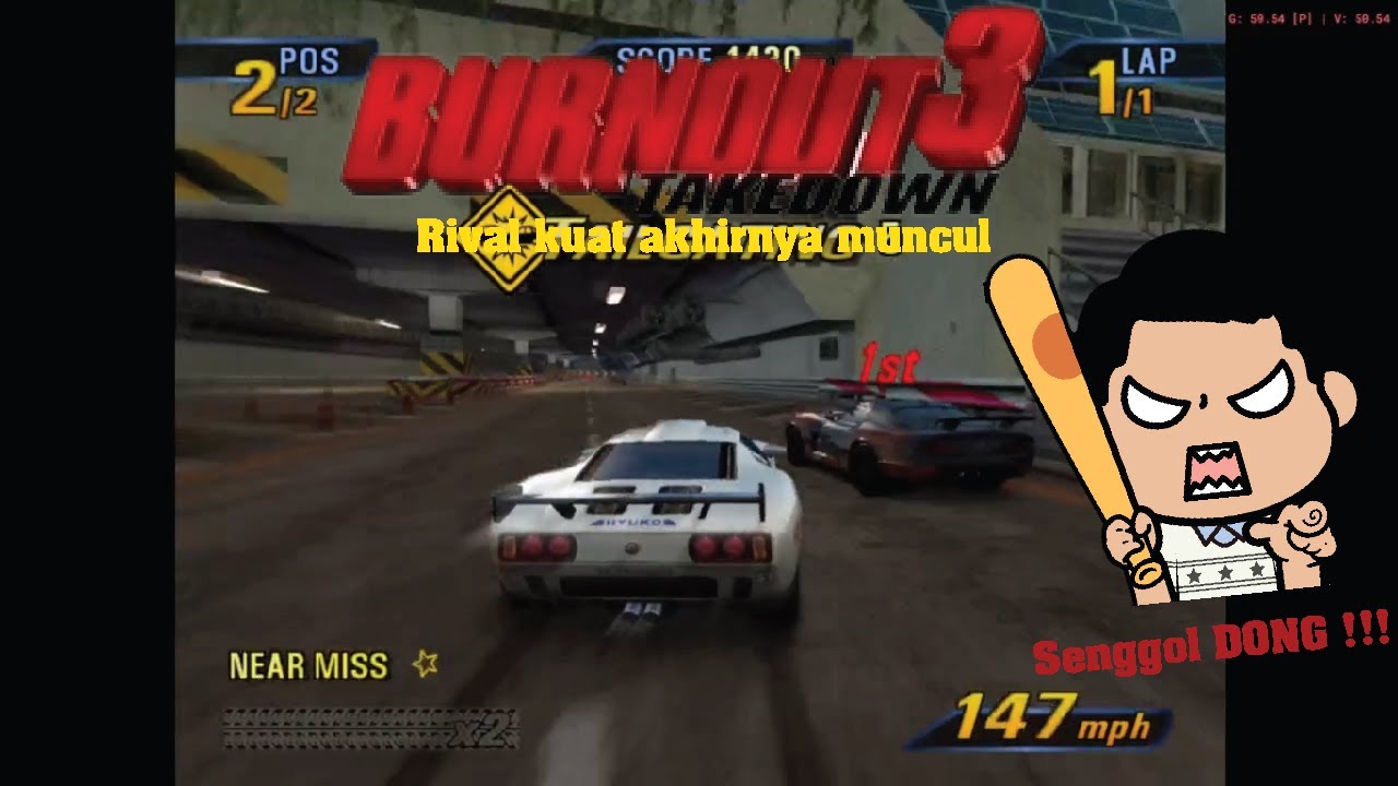 Melawan Rival sang Dominator | Burnout 3 Takedown world tour part 3 ...