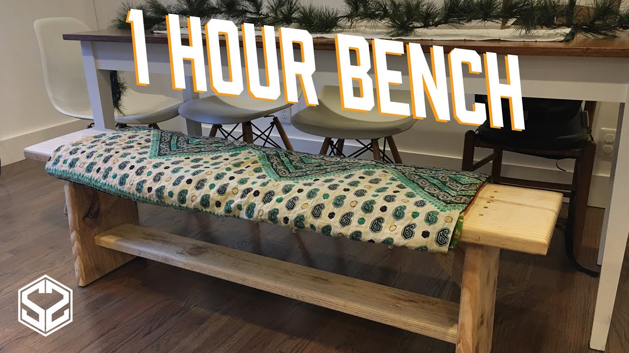 How to build a bench - YouTube