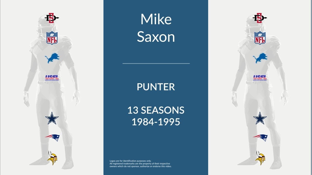 Mike Saxon: Football Punter - YouTube