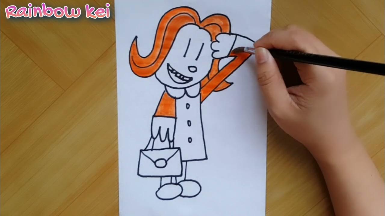 How to draw Sarah hatoff from Dogman - YouTube