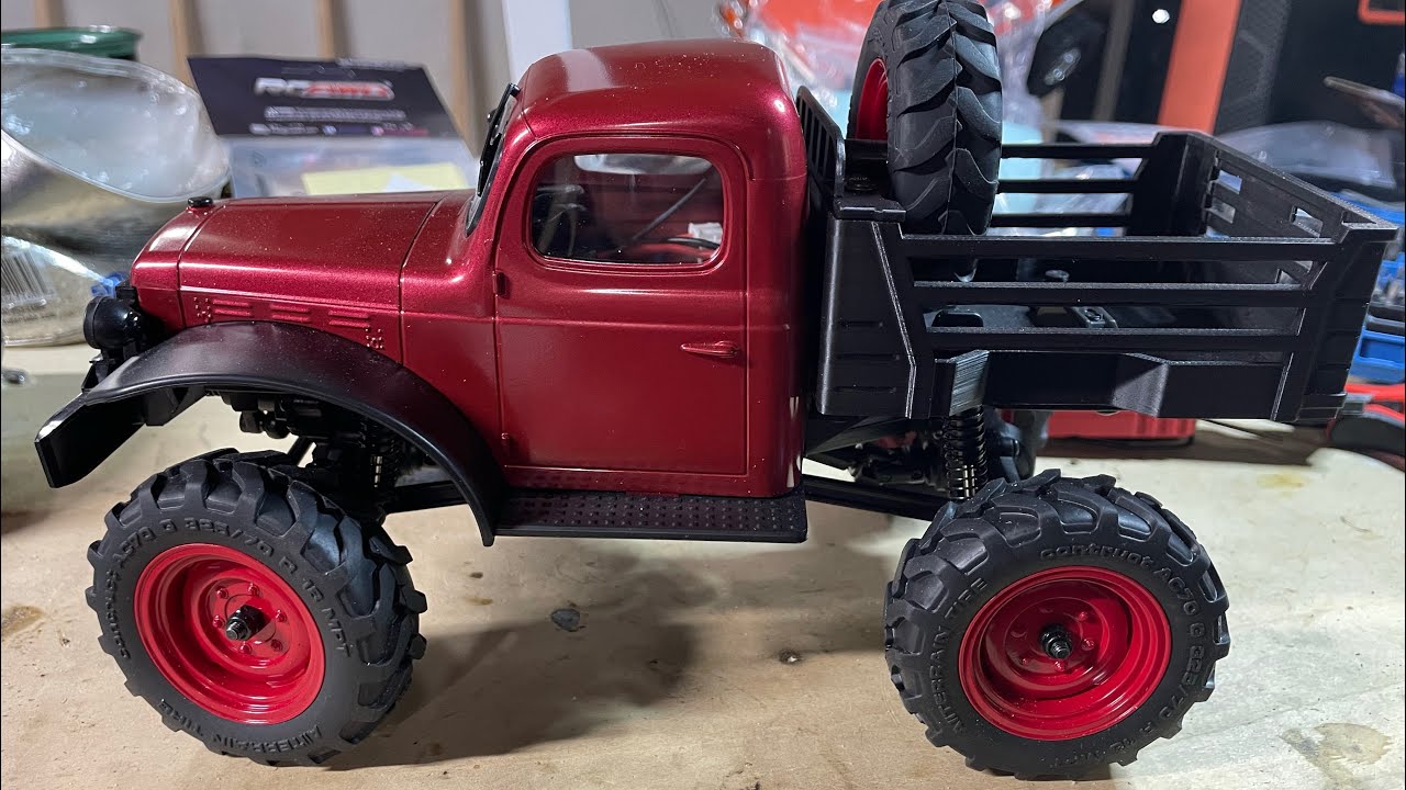 FCX24 Crawler 1/24 RC Truck Power Wagon 4WD RC Crawler Truck Bed ...