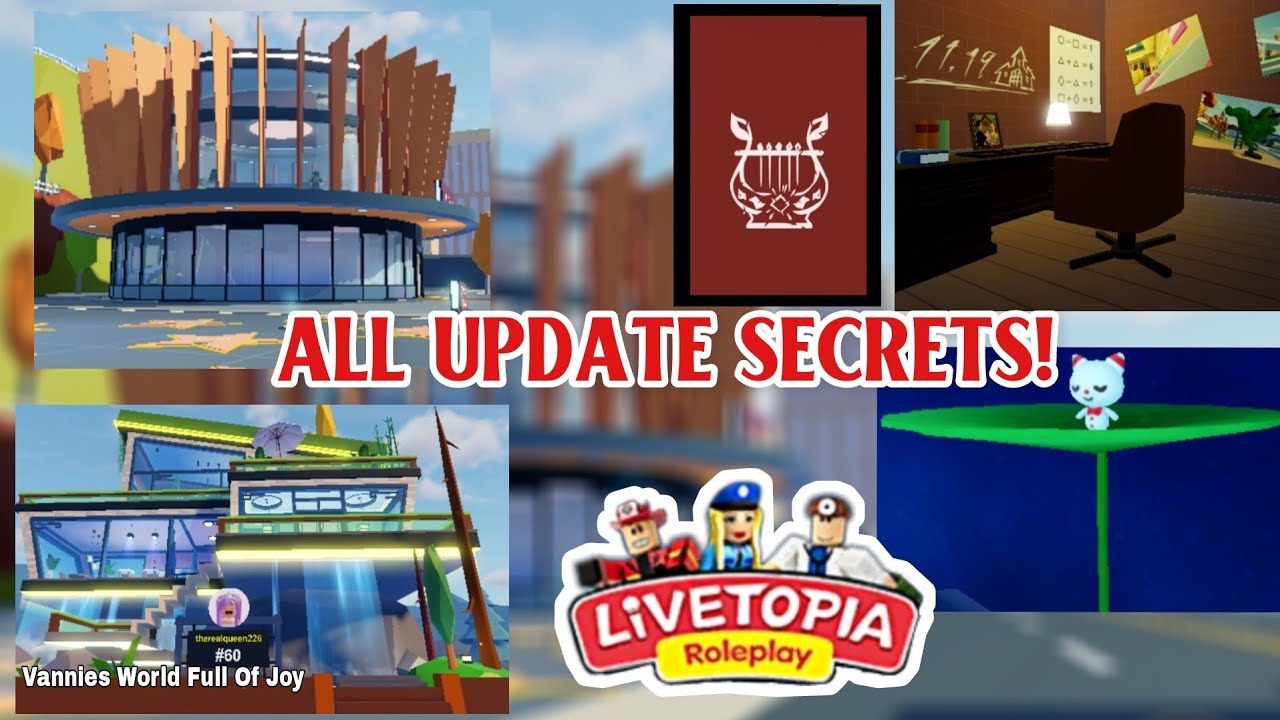 😱🤯 ALL NEW SECRETS IN LIVETOPIA UPDATE 28 || LIVETOPIA ROLEPLAY ROBLOX ...