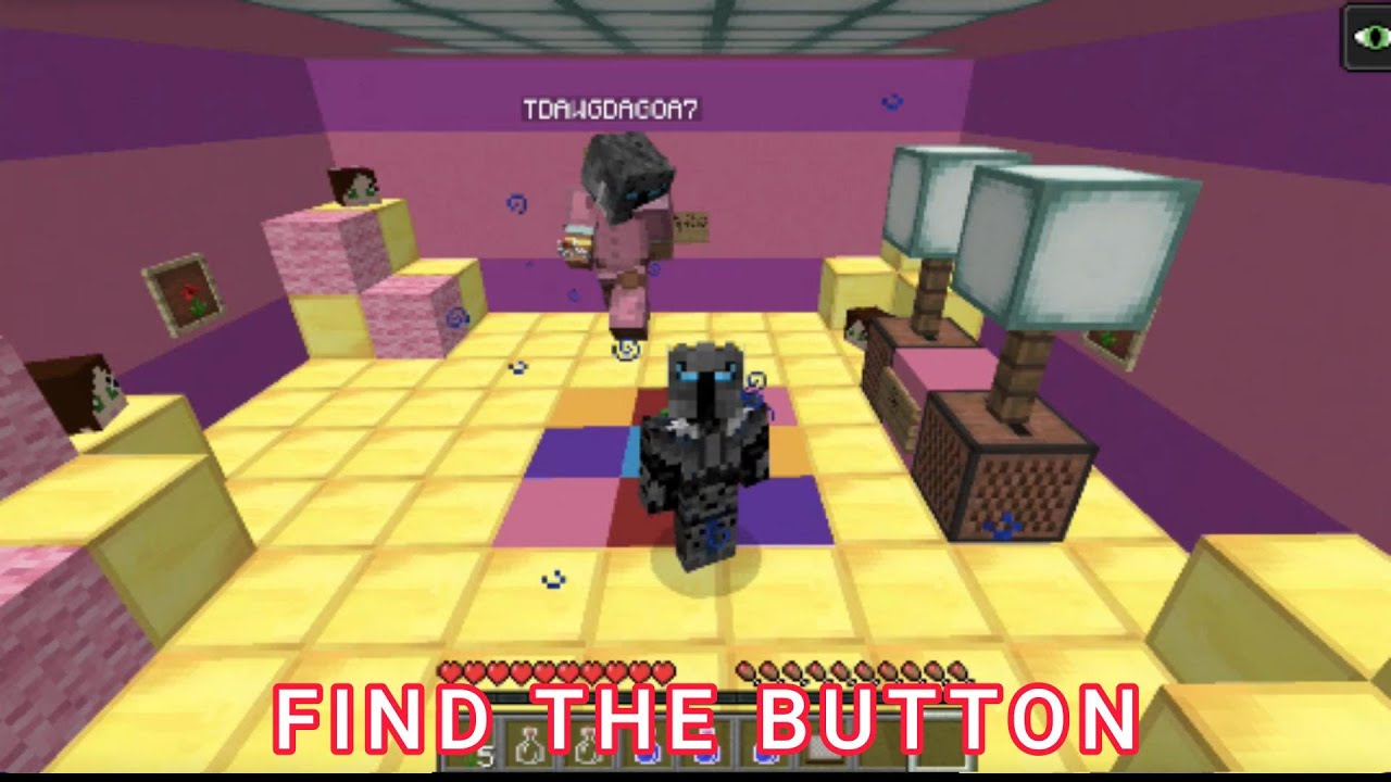 MINECRAFT: FIND THE BUTTON! (FT TDAWG) - YouTube