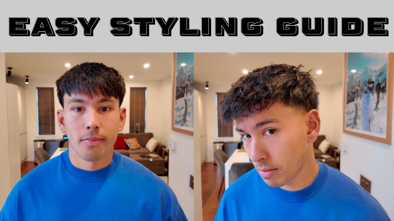 How to Style Your Hair (4 minute Guide for Men) - YouTube