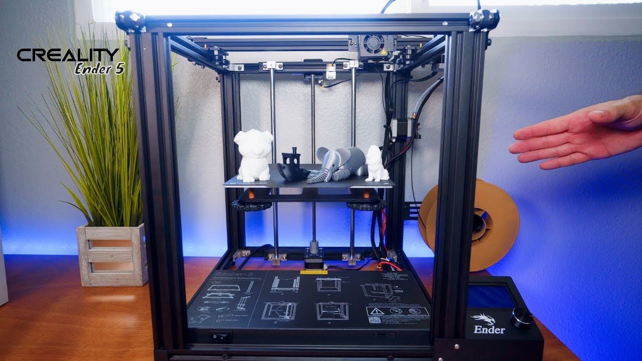 Creality Ender 5 3D Printer Unbox Setup YouTube