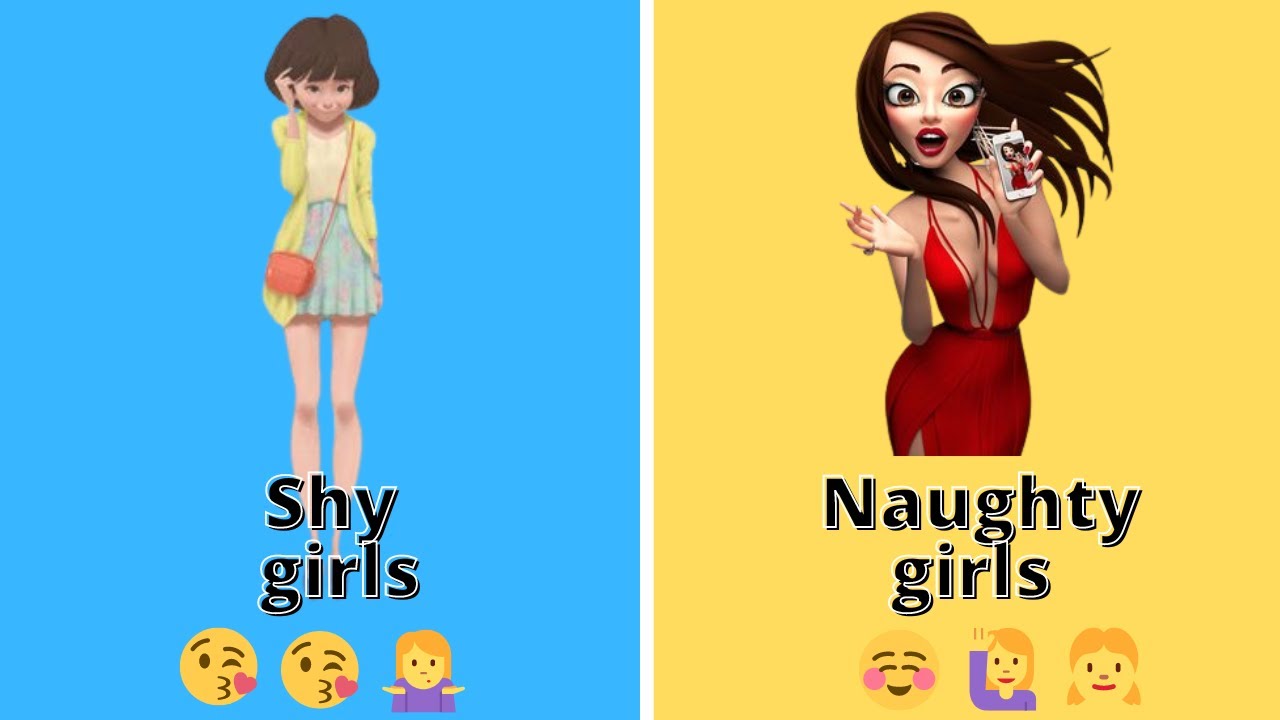 Shy Girls Vs Naughty Girls πβ₯οΈπ€·ππ€π€πππ Youtube