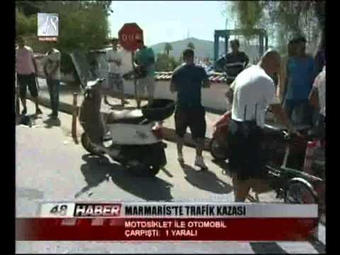 MARMARİS'TE TRAFİK KAZASI