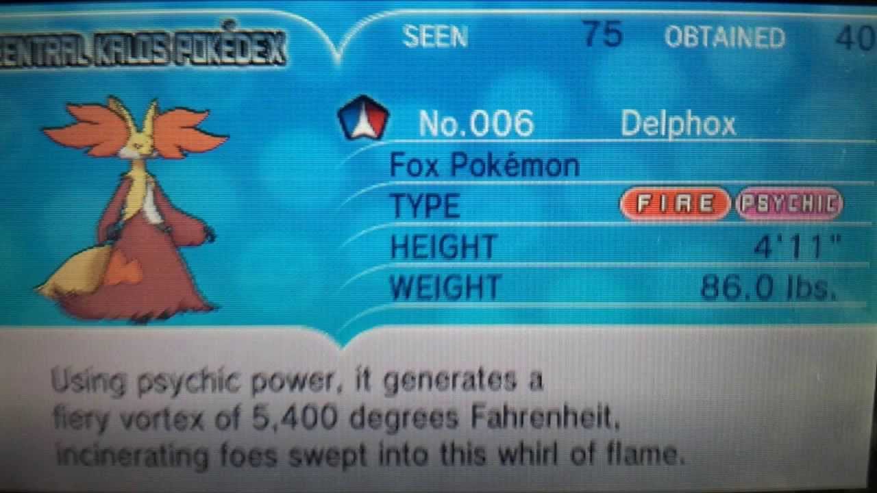 Pokemon X & Y All Starter Final Evolutions: Delphox, Greninja, and ...