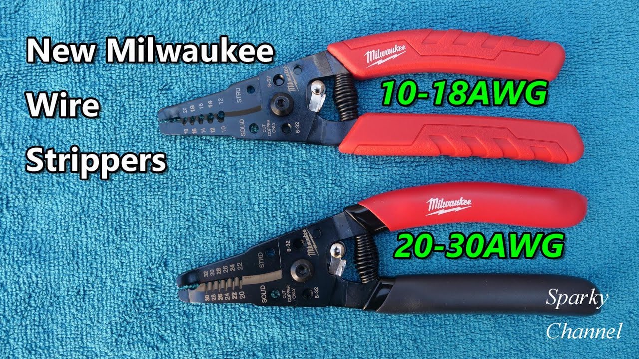 New Milwaukee Wire Strippers for 10-18 AWG and 20-30 AWG 48-22-3050, 48 ...