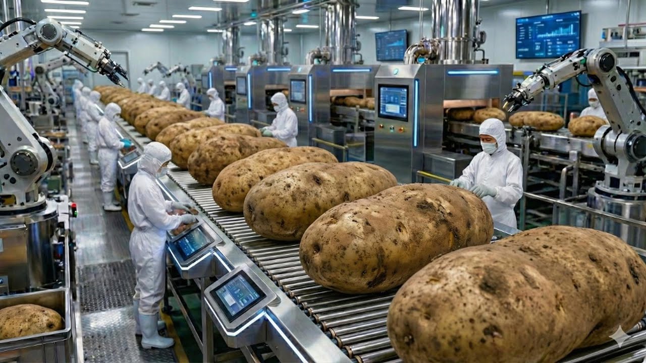 Inside a Modern Factory: How Millions of Potato Chips Are Made Every ...