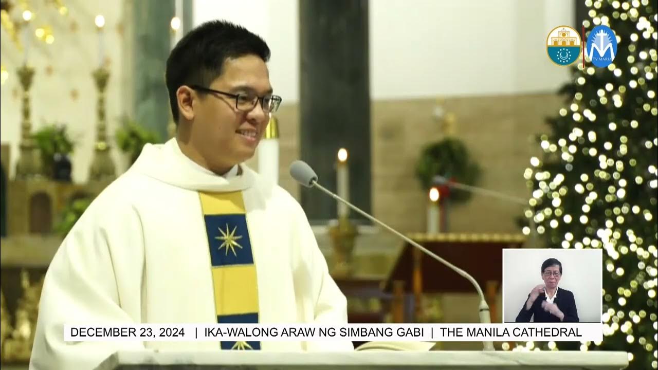 Simbang Gabi Homily | 23 December 2024 - YouTube