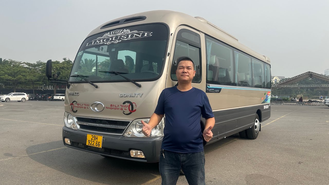 Mua bán xe khách cũ 29 chỗ huyndai thaco county cuối 2017 điều hoà nóc ...