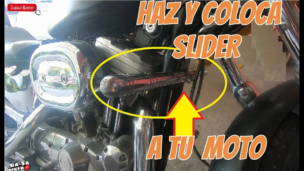 SLIDER PARA MOTO COMO HACER Y COLOCAR / COMO HACER SLIDER PARA MOTO ...