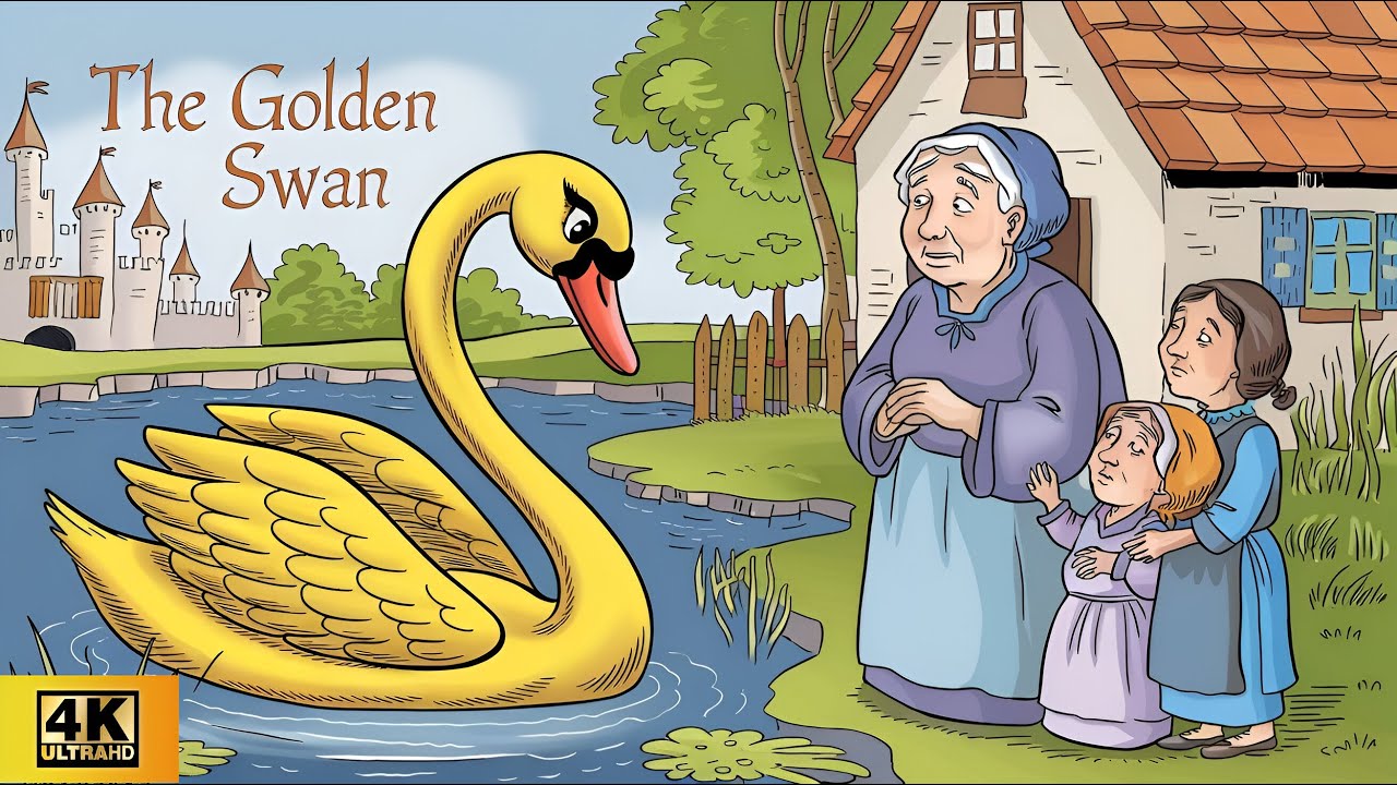 The Golden Swan Story | kids Stories | Animal Stories | Moral stories ...