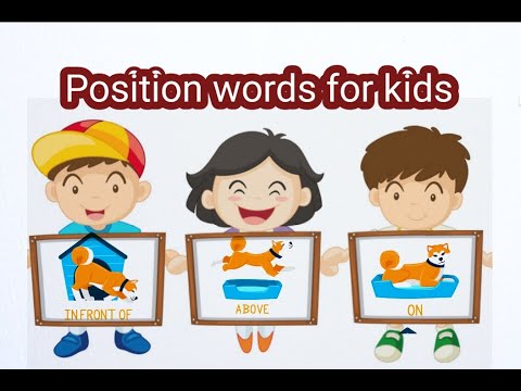 Position words - On, In , Under, Beside, Before, Between with example ...