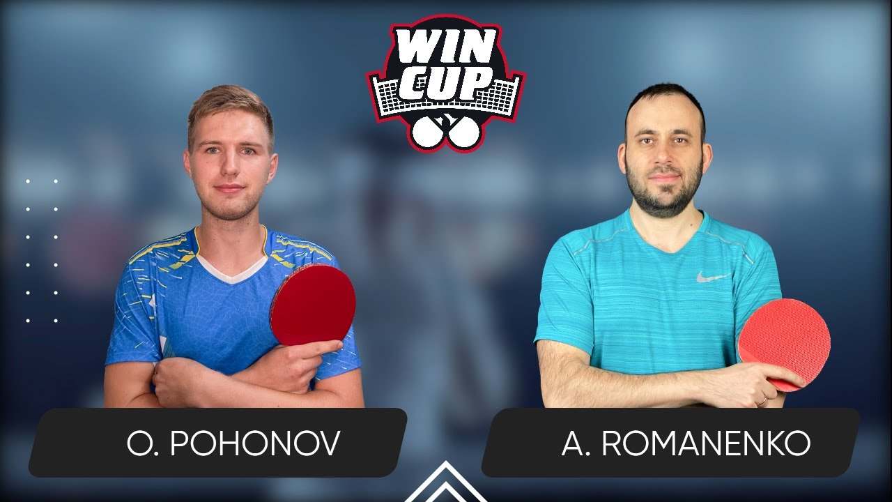 02:45 Oleksandr Pohonov - Andrii Romanenko West 6 WIN CUP 01.07.2024 | Table Tennis WINCUP - YouTube