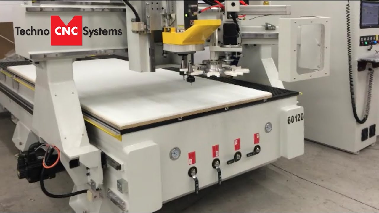 Heavy Duty CNC Router from Techno: Presenting Venture Plus Series - YouTube