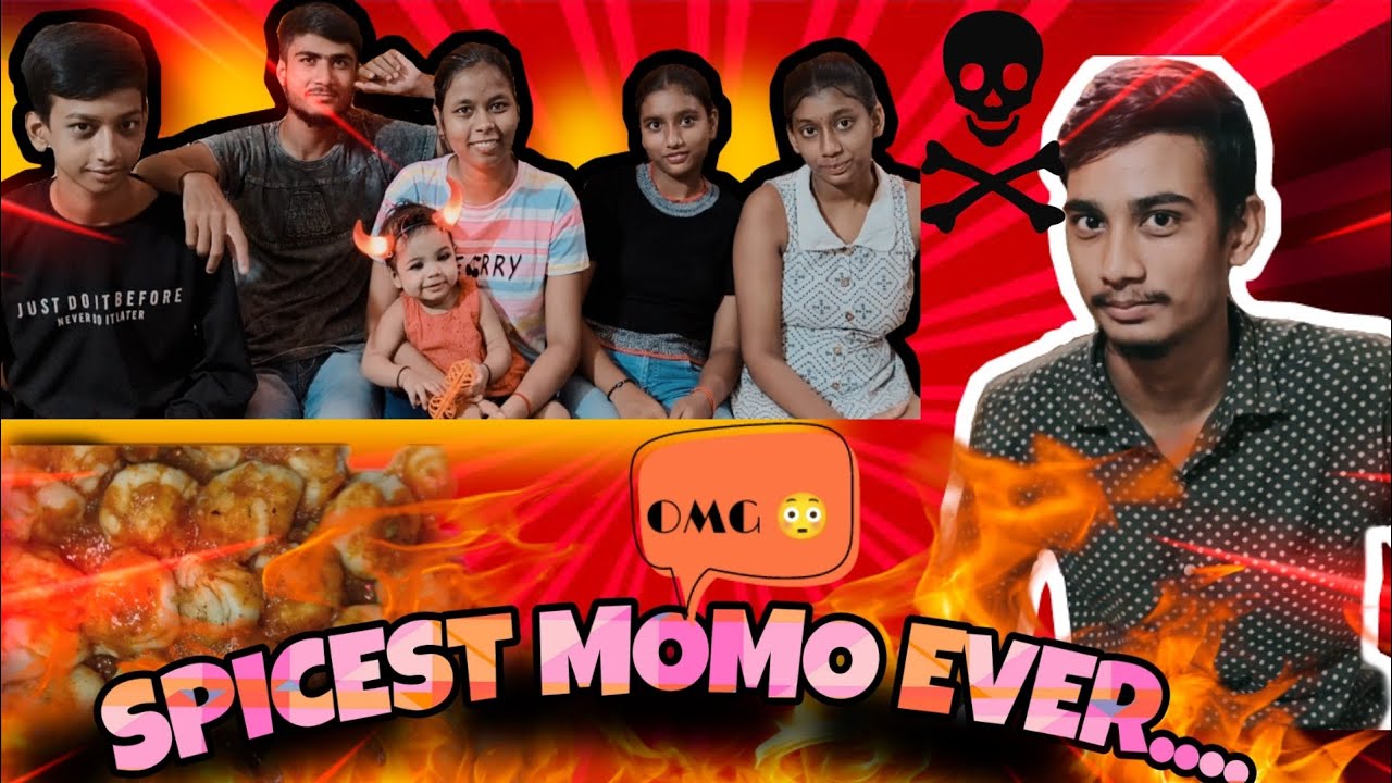 Spiciest Momo 1-Minute Eating Challenge ll Can You Handle the Heat ll ...