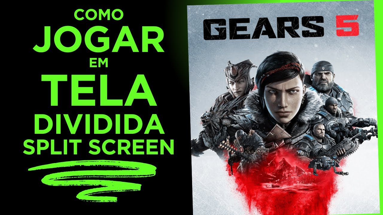 Gears 5 - COMO JOGAR EM TELA DIVIDIDA CO-OP LOCAL NO- HOW TO PLAY SPLIT ...