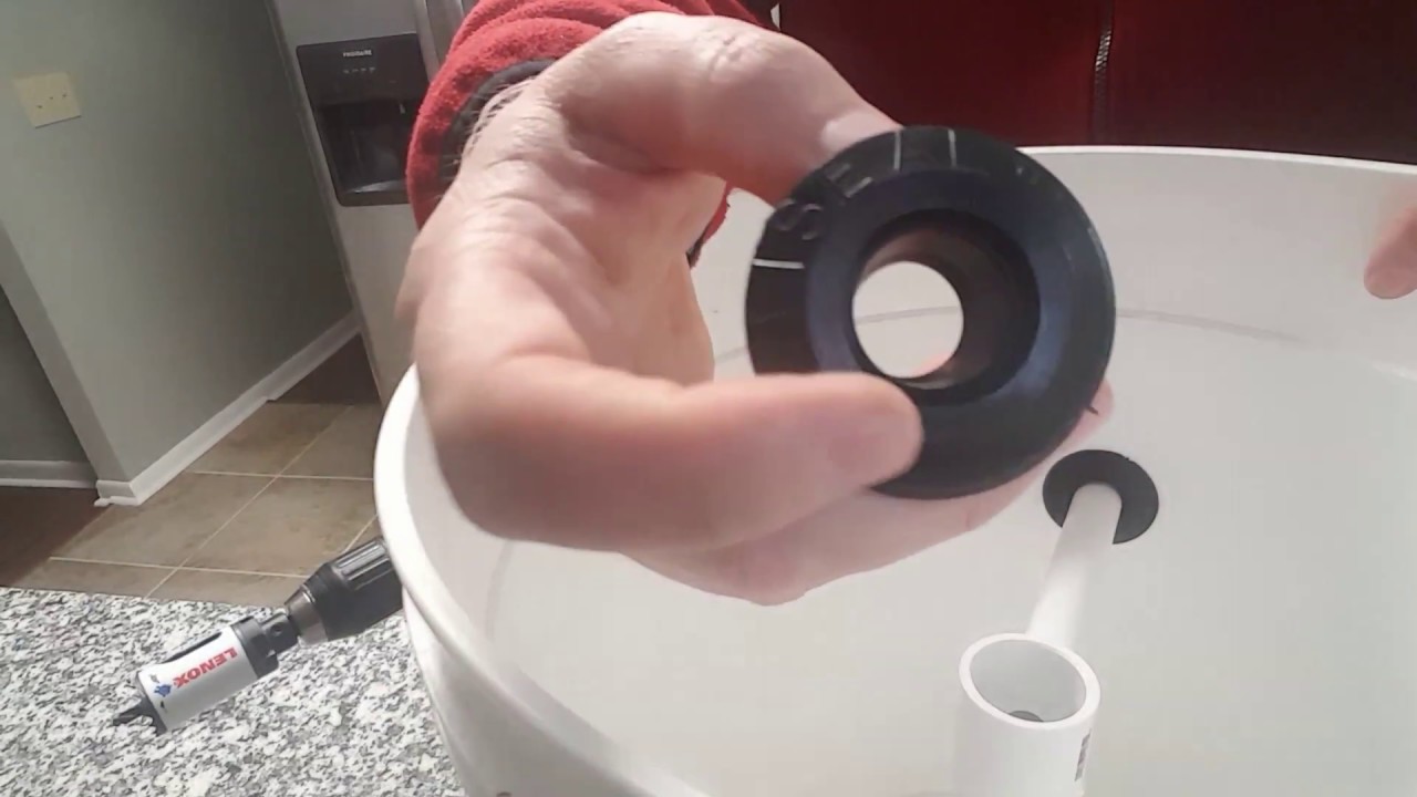 Installing Uniseal for Aquaponics Hydroponics - YouTube