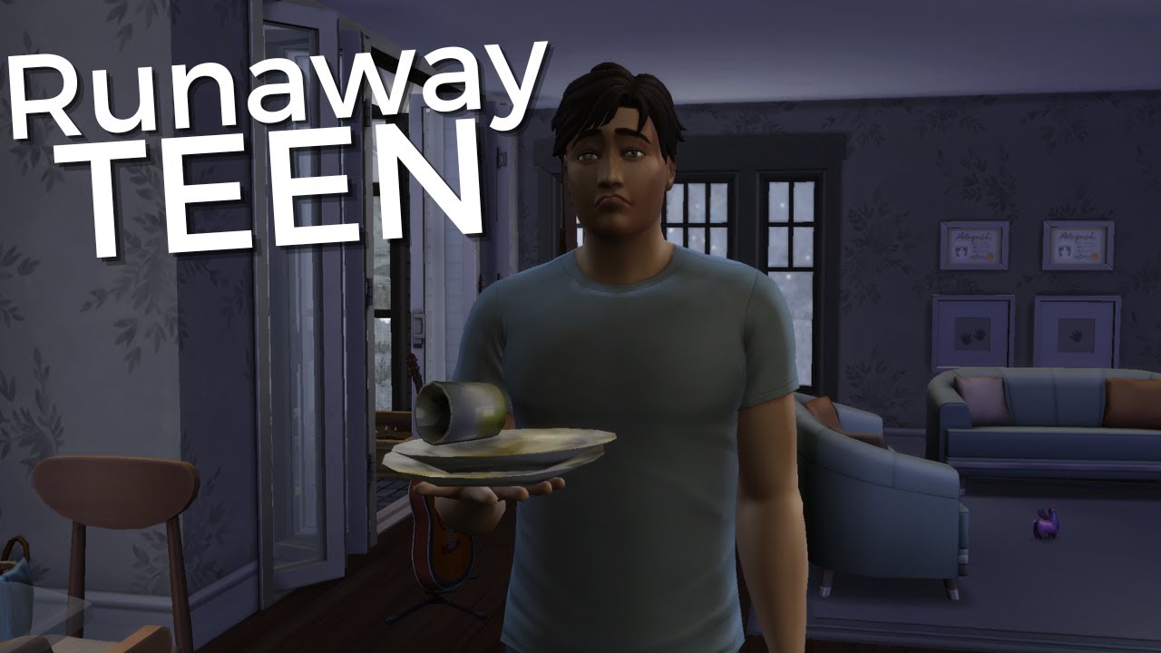 INTRUDER || The Sims 4: Runaway Teen Legacy Challenge episode 15 - YouTube