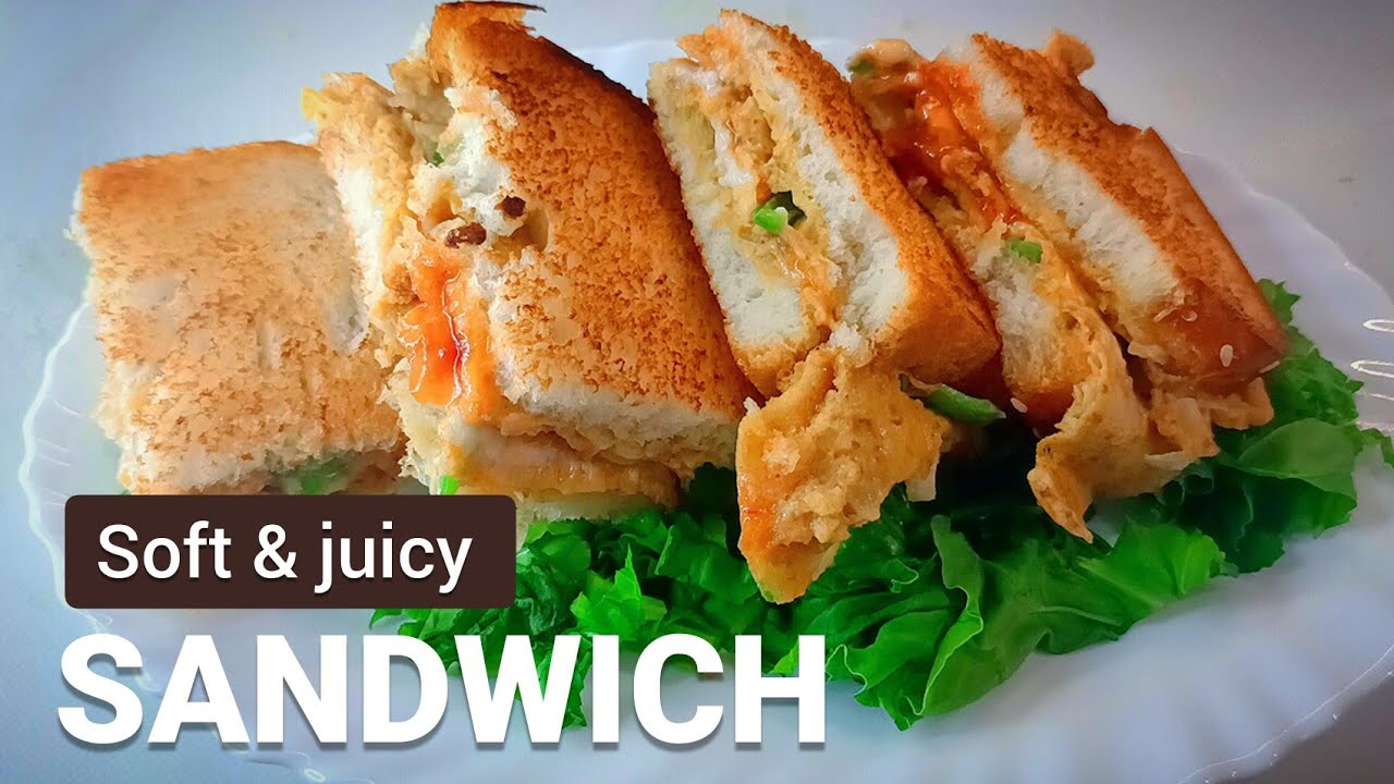 My Favorite Milk Cream Sandwich Recipe For Breakfast | Soft & Juicy ...