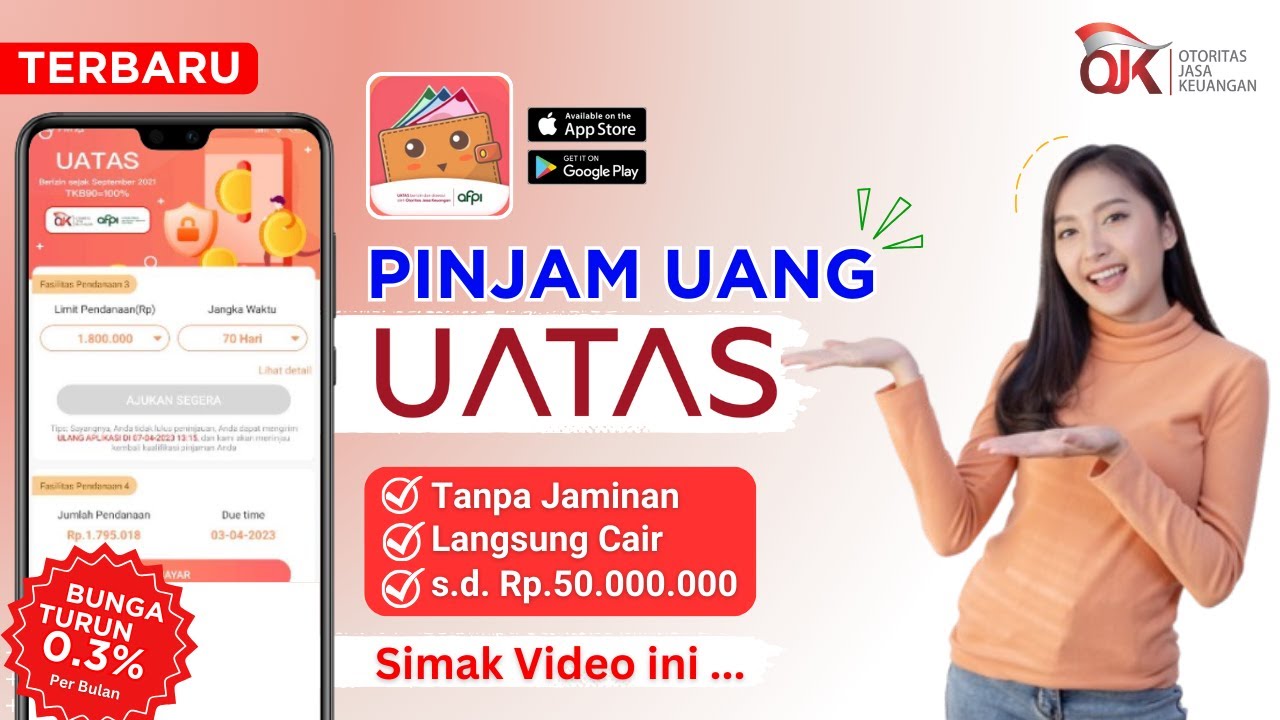 UATAS - Cara Pinjam Uang Di aplikasi UATAS Tanpa Jaminan Langsung Cair - YouTube