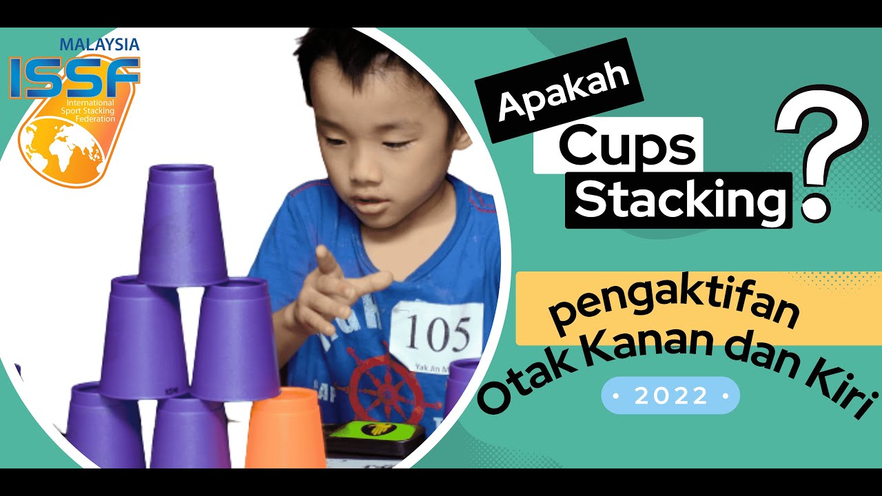 Manfaat Sukan Cups Stacking - YouTube