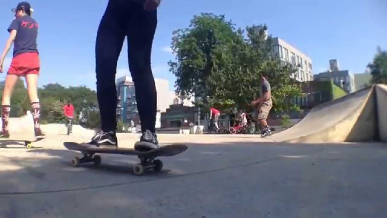 Practice Female Skateboarding Sesh - YouTube