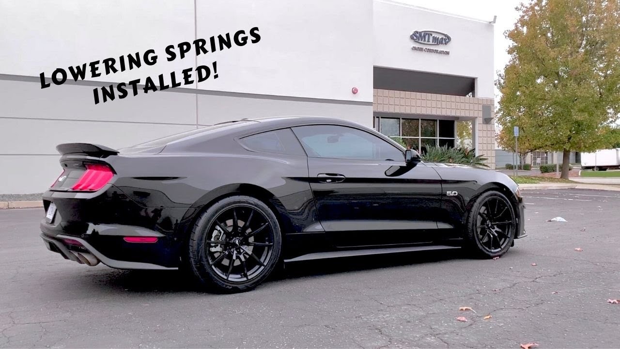 2019 Mustang GT – Steeda Progressive Springs Review - YouTube