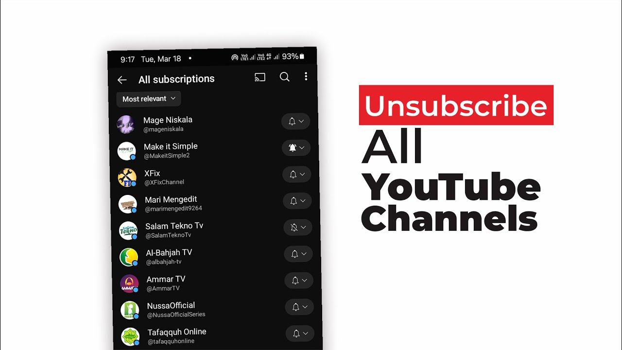 How to Unsubscribe from All YouTube Channels at Once – The Fastest ...