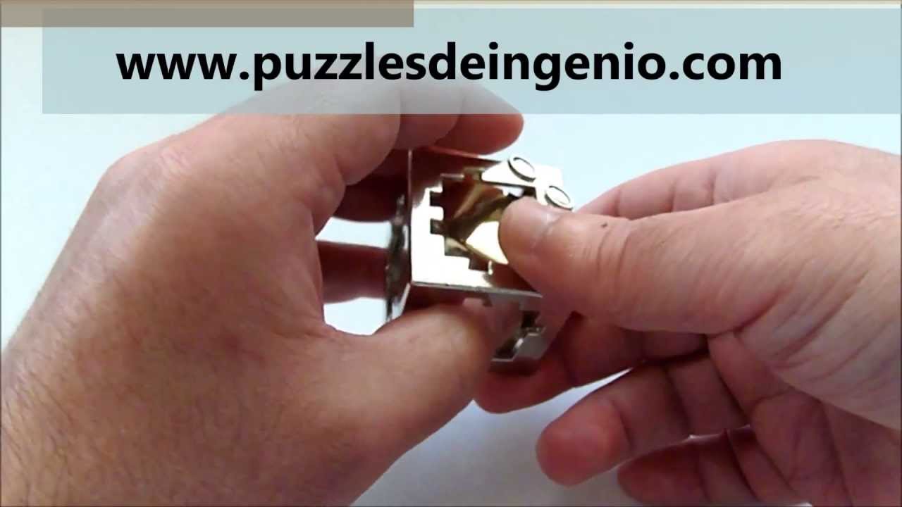 Vídeo Solución Rompecabezas Puzzle de Metal Hanayama Cast Cuby Solution ...