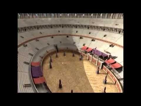 Roman Colosseum Velarium The magnificent Colosseum in Rome, Italy. # ...