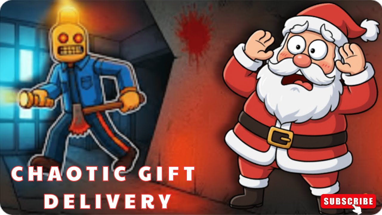 SANTA CLAUS play SIREN COP'S PRISON! #funny - YouTube