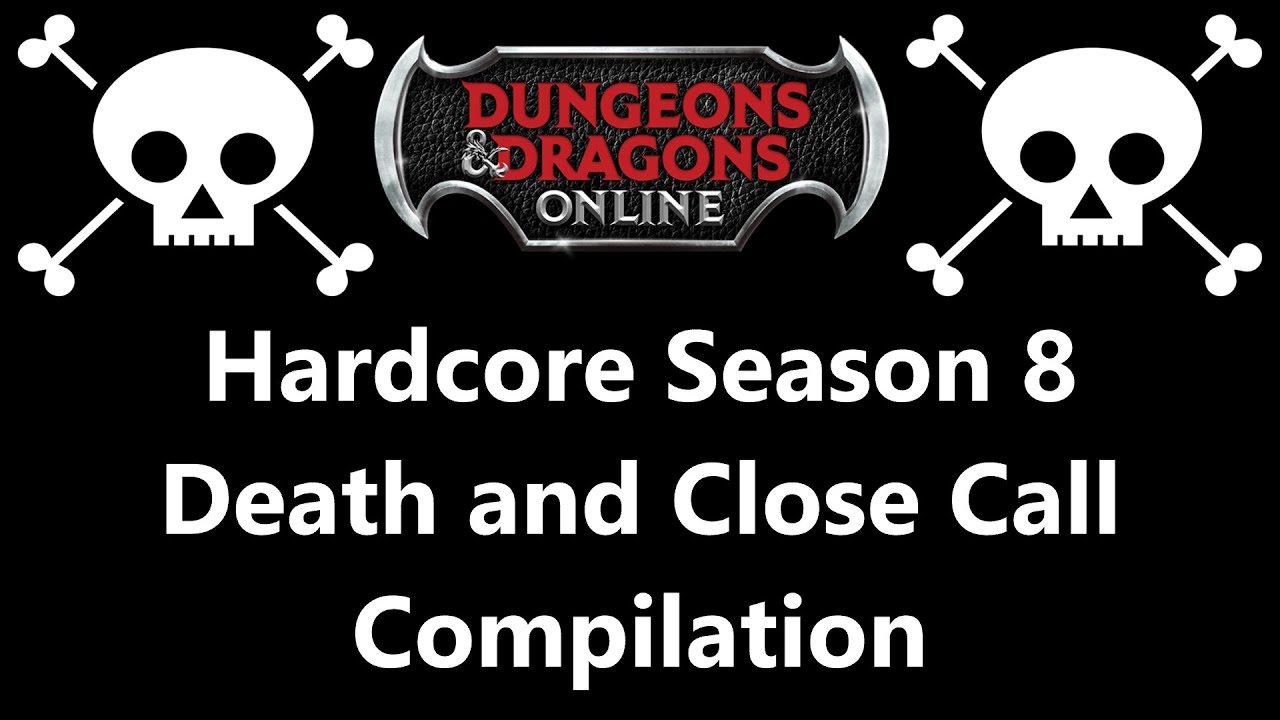 Death/Close Call Compilation - DDO Hardcore Season 8 - YouTube