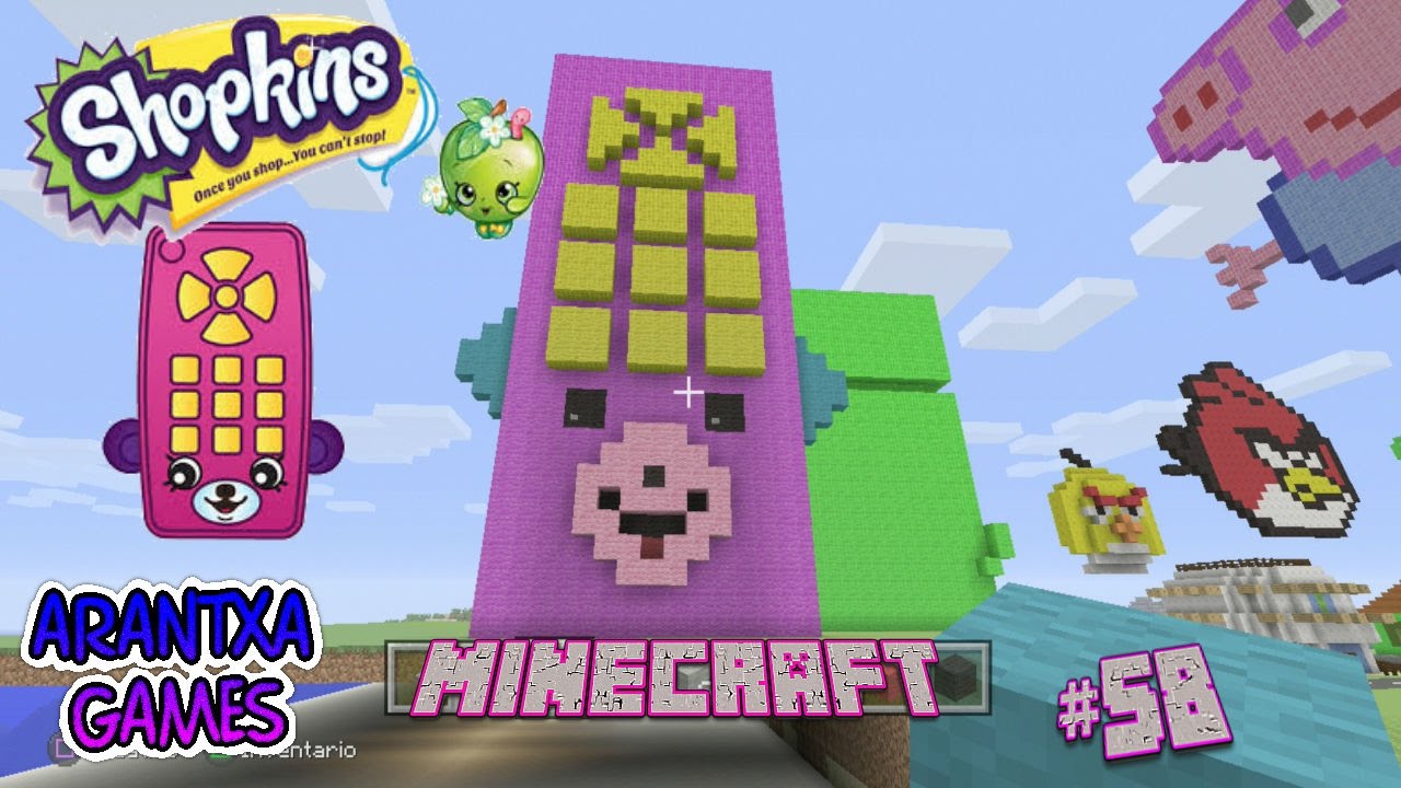 Minecraft Modo Creativo #58 Como hacer un Shopkins en Minecraft - Mando ...