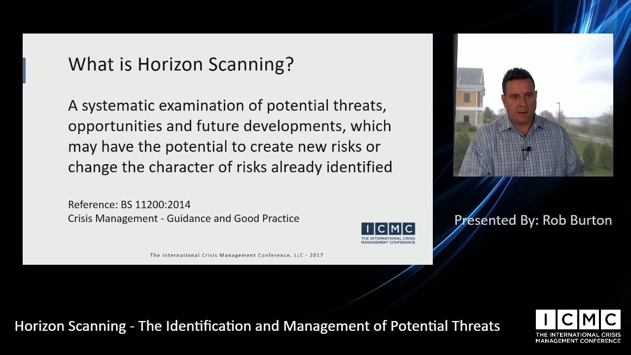 Crisis Management Horizon Scanning - YouTube