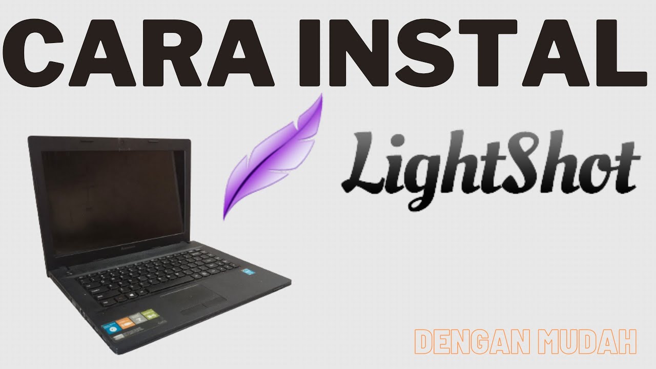 cara instal dan menggunakan aplikasi Lightshot - YouTube